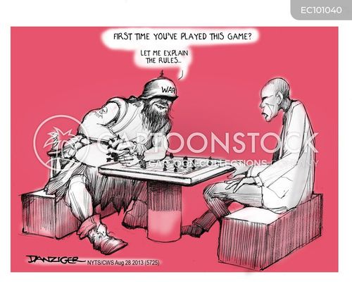 Explaining The Rules Cartoons and Comics - funny pictures from CartoonStock