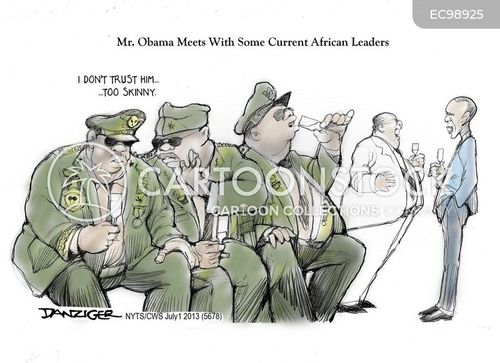 African Leader Cartoons and Comics - funny pictures from CartoonStock