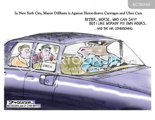 Uber Car Cartoons and Comics - funny pictures from CartoonStock