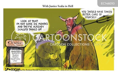 Scalia Opinions Cartoons and Comics - funny pictures from CartoonStock