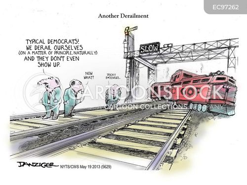 Derailment Cartoons and Comics - funny pictures from CartoonStock