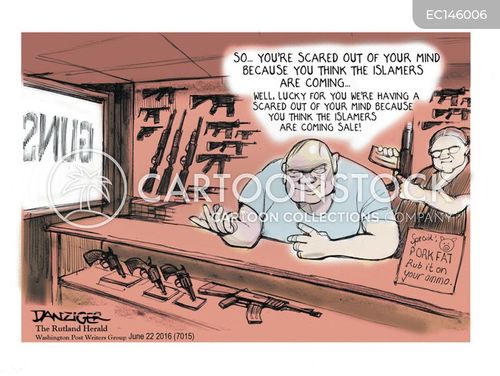 Freedom Over Fear Cartoons and Comics - funny pictures from CartoonStock