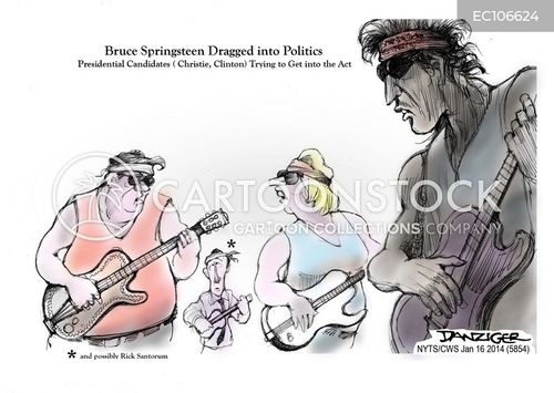 Political Rockstar Cartoons and Comics - funny pictures from CartoonStock