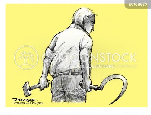 Sickle Cartoons and Comics - funny pictures from CartoonStock