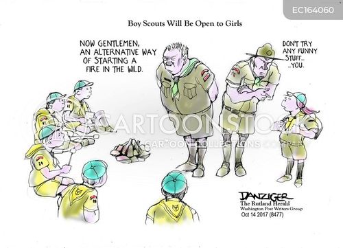 Scout Organization Cartoons and Comics - funny pictures from CartoonStock