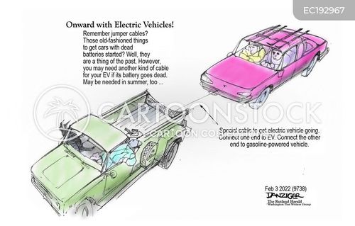 Car Battery Jumper Cables Cartoons and Comics - funny pictures from ...