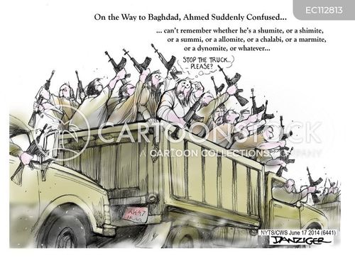 Sunni Cartoons and Comics - funny pictures from CartoonStock