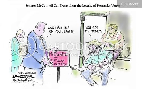 Political Yard Signs Cartoons and Comics - funny pictures from CartoonStock