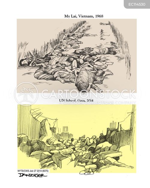 My Lai Massacre Cartoons and Comics - funny pictures from CartoonStock