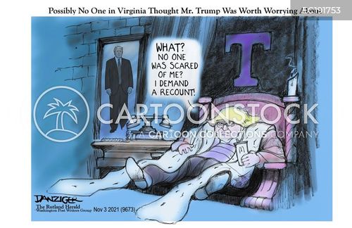 Trump Scared Cartoons and Comics - funny pictures from CartoonStock