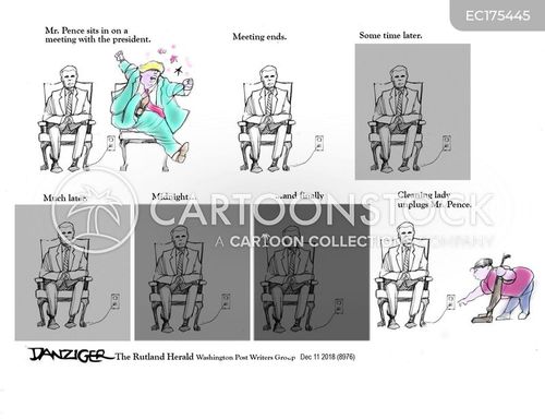 Pence Vp Selection Cartoons and Comics - funny pictures from CartoonStock