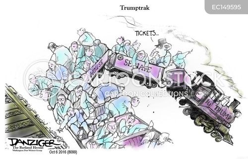 Political Tracking Cartoons and Comics - funny pictures from CartoonStock