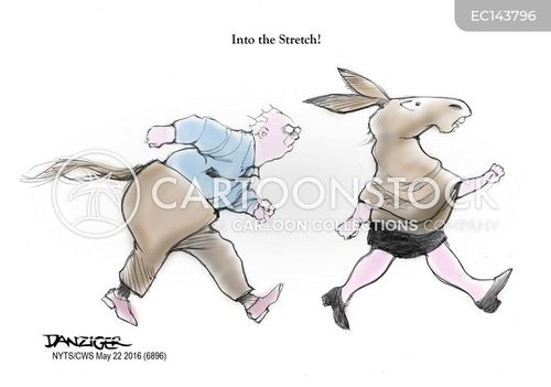 The Final Stretch Cartoons and Comics - funny pictures from CartoonStock