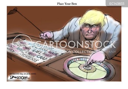 Placing Bets Cartoons and Comics - funny pictures from CartoonStock