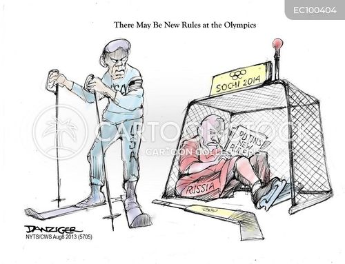 Sports Protocols Cartoons and Comics - funny pictures from CartoonStock