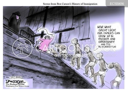 History Of Slavery Cartoons and Comics - funny pictures from CartoonStock