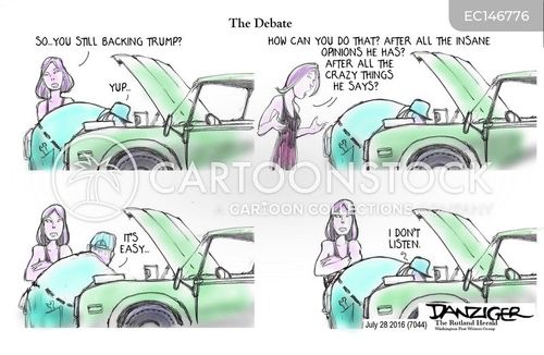 Crazy Statements Cartoons and Comics - funny pictures from CartoonStock