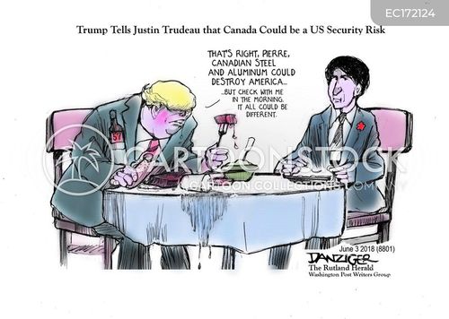 Trudeau-trump Relationship Cartoons and Comics - funny pictures from ...