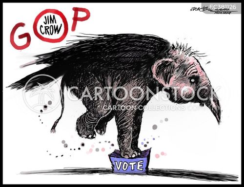 Jim Crow Cartoons and Comics - funny pictures from CartoonStock