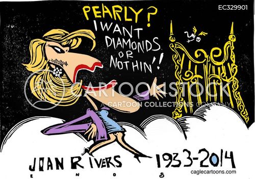 Joan Rivers Obit Cartoons and Comics - funny pictures from CartoonStock