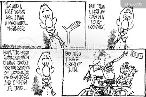 Job Growth Cartoons and Comics - funny pictures from CartoonStock