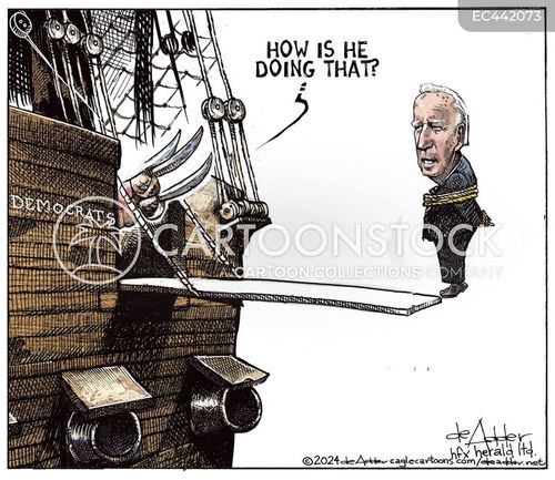 Joe Biden Antics Cartoons and Comics - funny pictures from CartoonStock