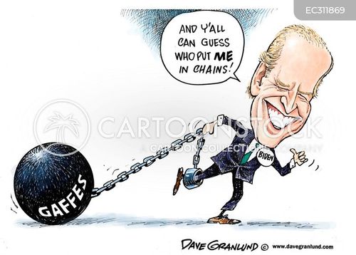 Joe Biden Gaffe Cartoons and Comics - funny pictures from CartoonStock
