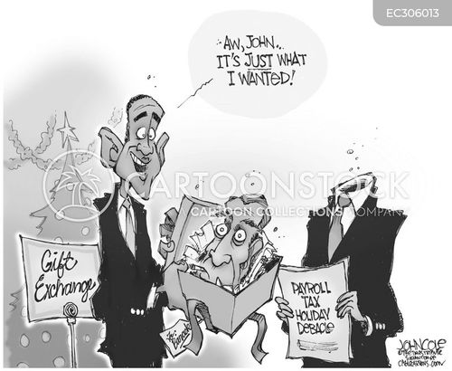 Christmas Payroll Cartoons and Comics - funny pictures from CartoonStock