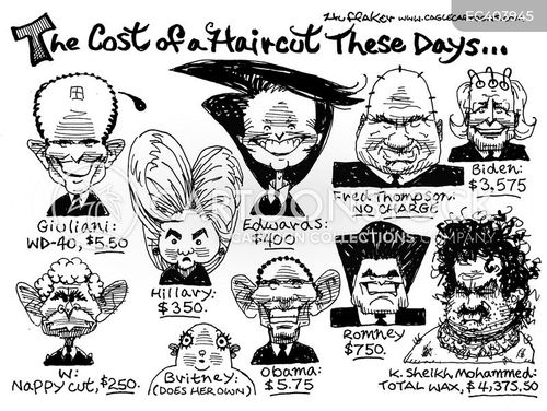Famous Hair Cartoons and Comics - funny pictures from CartoonStock