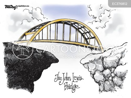 John Lewis Bridge Cartoons and Comics - funny pictures from CartoonStock