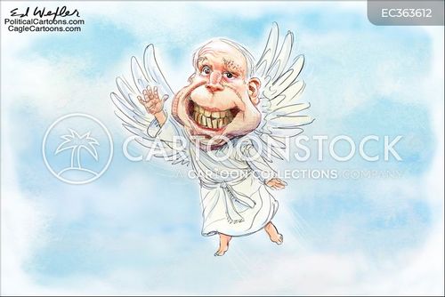 Hoffman Obit Cartoons and Comics - funny pictures from CartoonStock