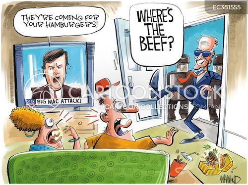 Meat Consumption Cartoons and Comics - funny pictures from CartoonStock