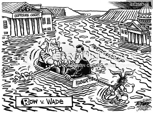 Row V Wade Cartoons and Comics - funny pictures from CartoonStock