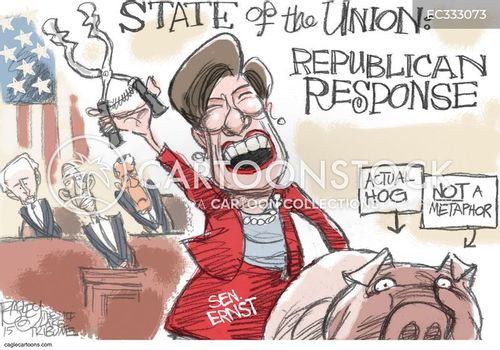 Sotu Rebuttal Cartoons and Comics - funny pictures from CartoonStock