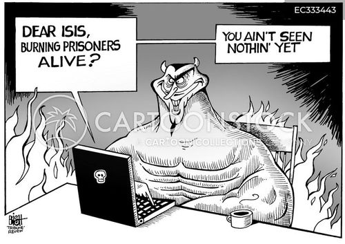Isis Burn Cartoons and Comics - funny pictures from CartoonStock