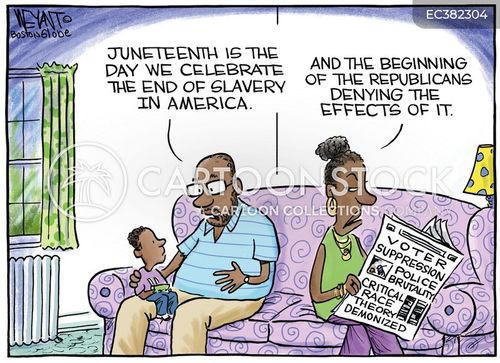 Juneteenth Cartoons and Comics - funny pictures from CartoonStock