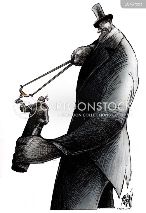 Justice Manipulation Cartoons and Comics - funny pictures from CartoonStock