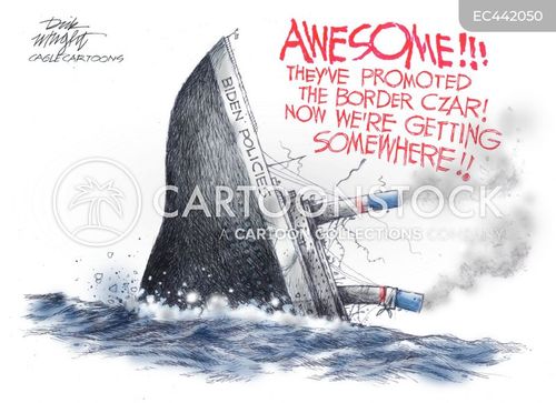Border Czar Cartoons and Comics - funny pictures from CartoonStock