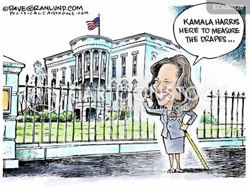 Sen Kamala Harris Cartoons and Comics - funny pictures from CartoonStock