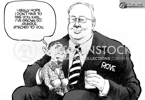 Karl Rove Caricature Cartoons and Comics - funny pictures from CartoonStock