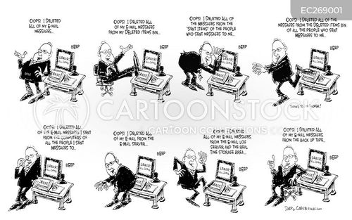 Data Retention Cartoons and Comics - funny pictures from CartoonStock