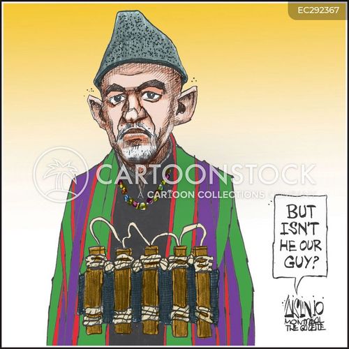 Taliban Threat Cartoons and Comics - funny pictures from CartoonStock