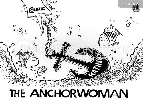 Anchorwoman Cartoons and Comics - funny pictures from CartoonStock