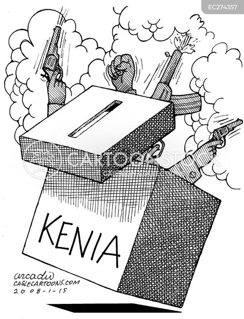 Africa Violence Cartoons and Comics - funny pictures from CartoonStock