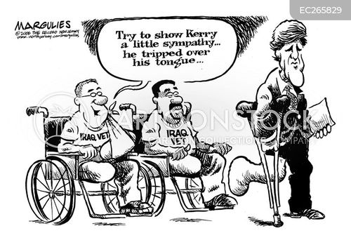 Wounded Warriors Cartoons and Comics - funny pictures from CartoonStock