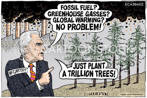 Tree Planting Cartoons and Comics - funny pictures from CartoonStock