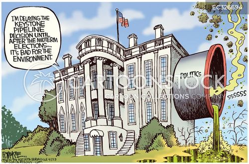 Pipeline Politics Cartoons and Comics - funny pictures from CartoonStock