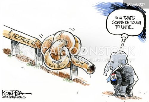 Pipeline Denier Cartoons and Comics - funny pictures from CartoonStock