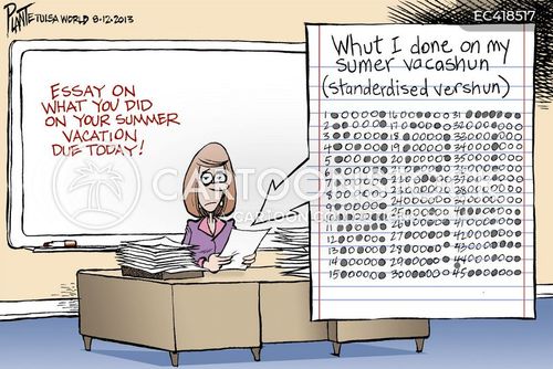 Essay Cartoons and Comics - funny pictures from CartoonStock