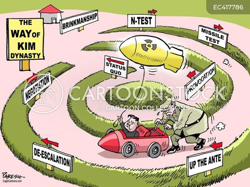 Nuclear Escalation Cartoons and Comics - funny pictures from CartoonStock